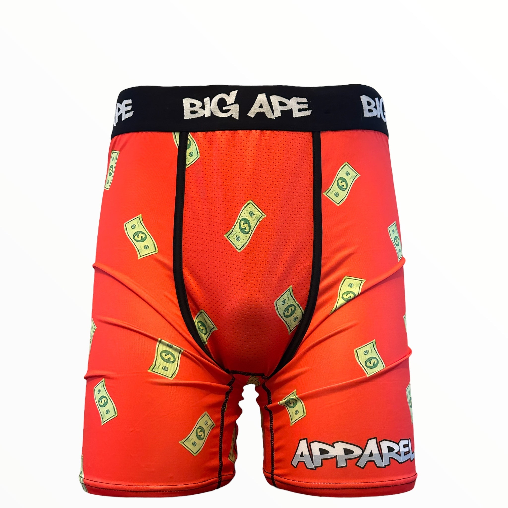 "Red Money Print" Big Ape Boxer Shorts - Walmart.com