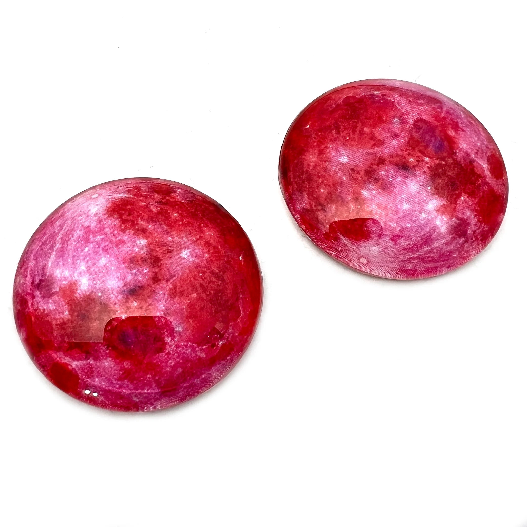 Red Moon Glass Cabochons - Walmart.com