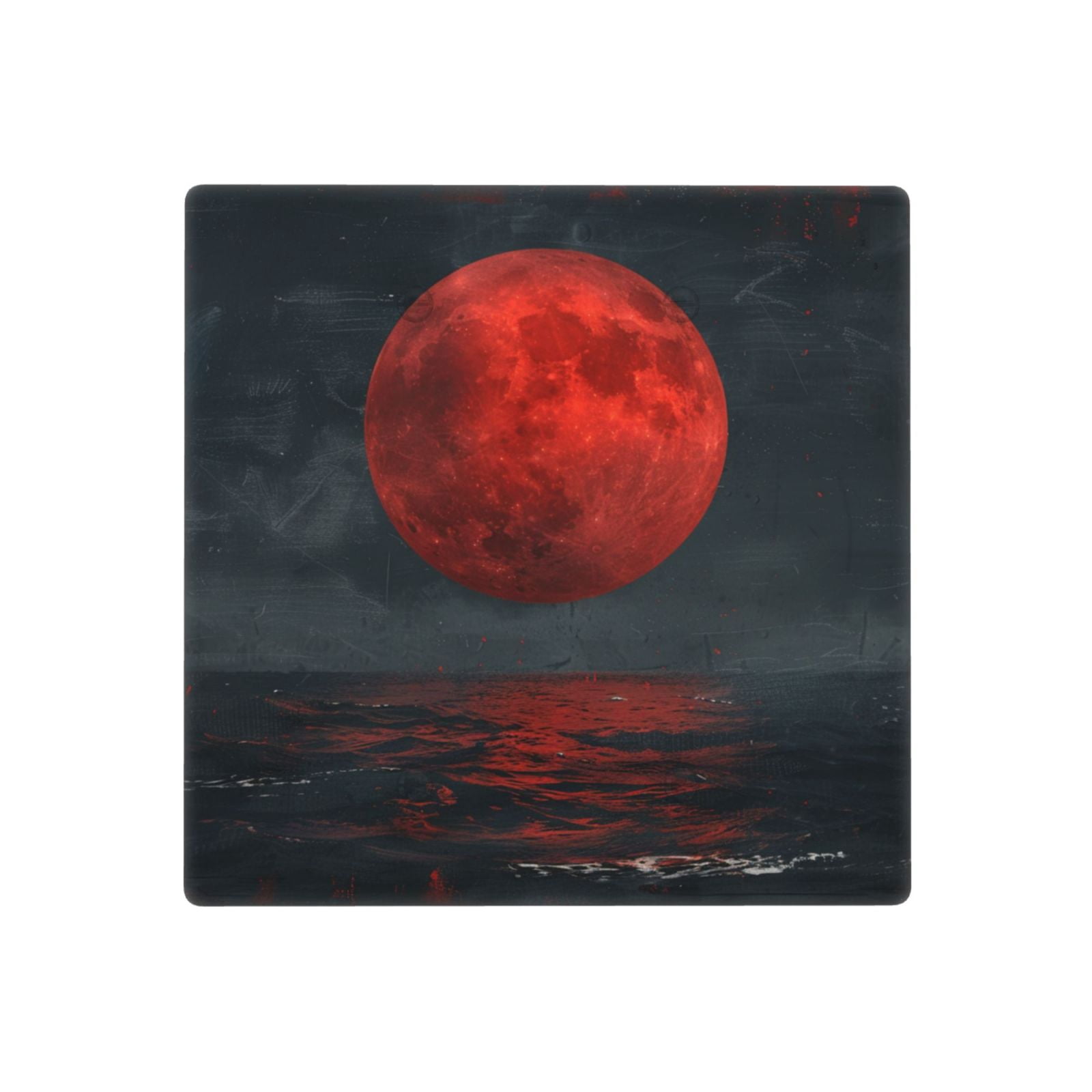 Red Moon Sea Switch Cover Decorative Wall Plate / 2-Gang Blank ...