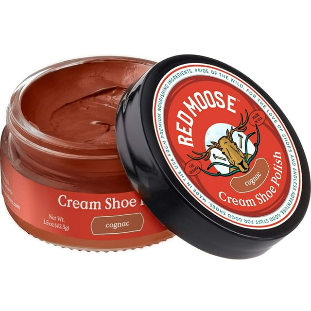 Red Moose Leather Polish for Boots, Shoes and Accessories, Cognac - 1 ...