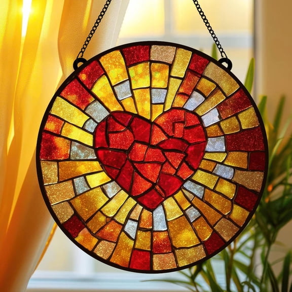 Red Glass Heart
