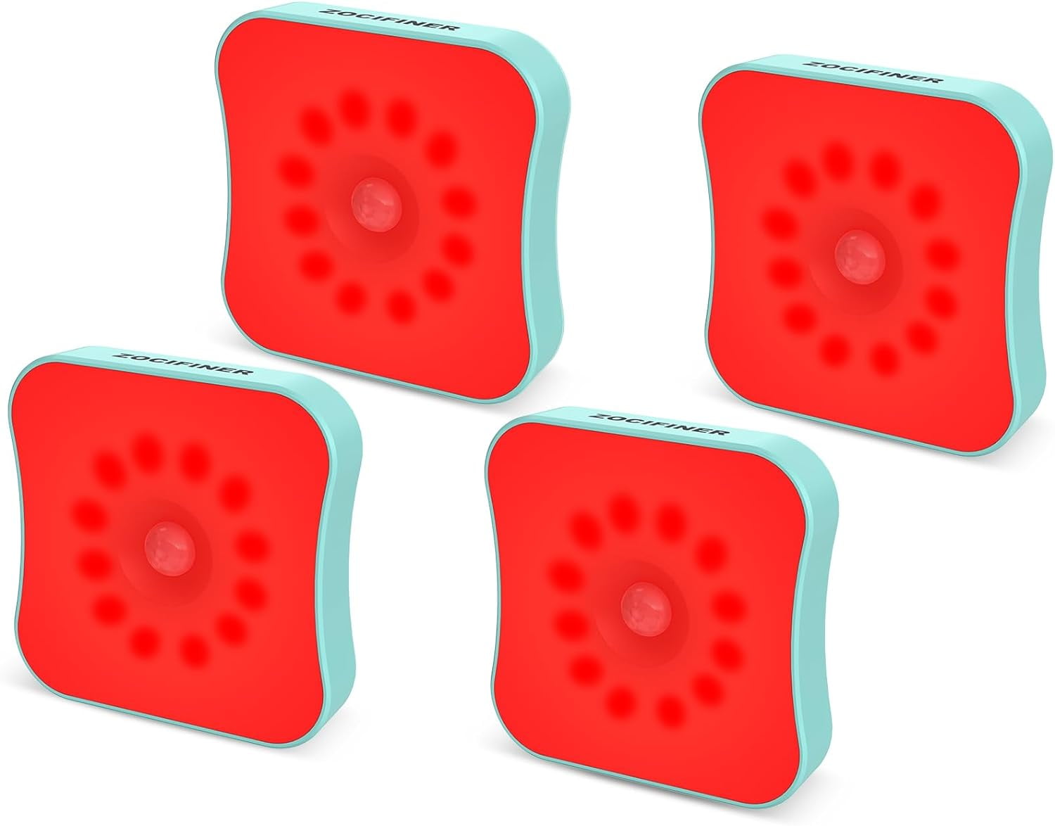 Red Motion Sensor Night Lights, Rechargeable Red Night Lights, Wireless ...