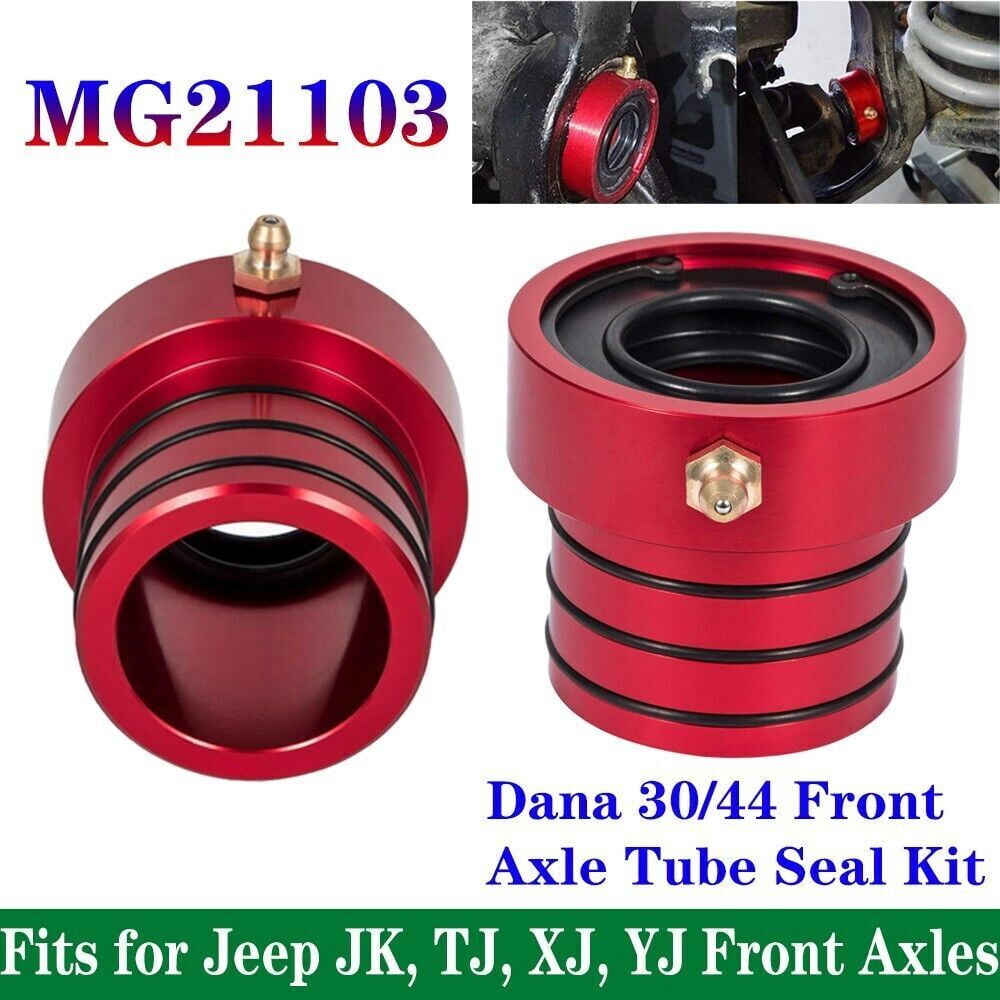 Red Motive Gear MG21103 Front Axle Tube Seal Kit for Jeep JK TJ XJ ZJ MJ 30&44 - Walmart.com