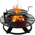 Red Mountain Valley 47" Fire Pit with Adjustable Grill, Outdoor ...
