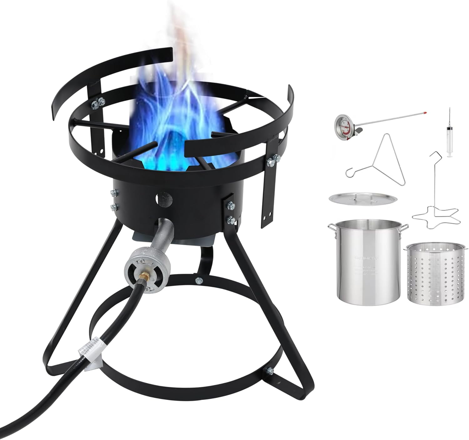 Red Mountain Valley Propane Gas Single Burner, Outdoor Camp Stove with ...
