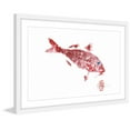 Free Shipping! MAAX7237 Red Mullet Framed Giclee Print by Andrew Clay ...