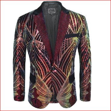 Red Multi Blazer-2X - Walmart.com
