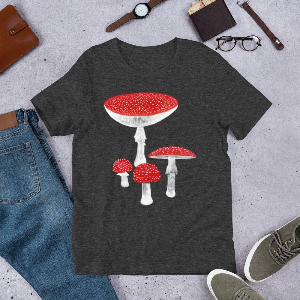 Red Mushroom Goblincore Shirt Amanita Muscaria Dark Academia ...