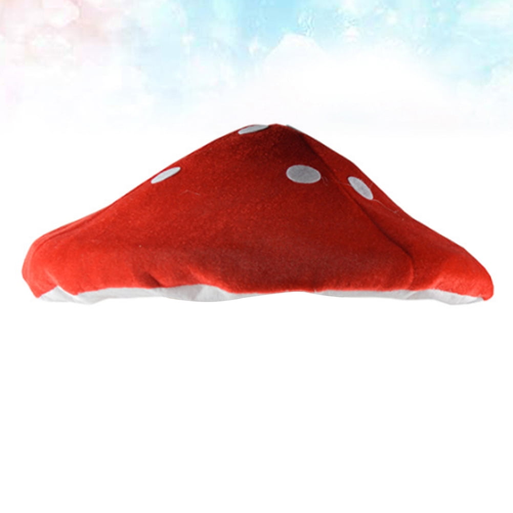 Red Mushroom Hat Toad Hat Mushroom Costume Party Funny Decoration Hat ...