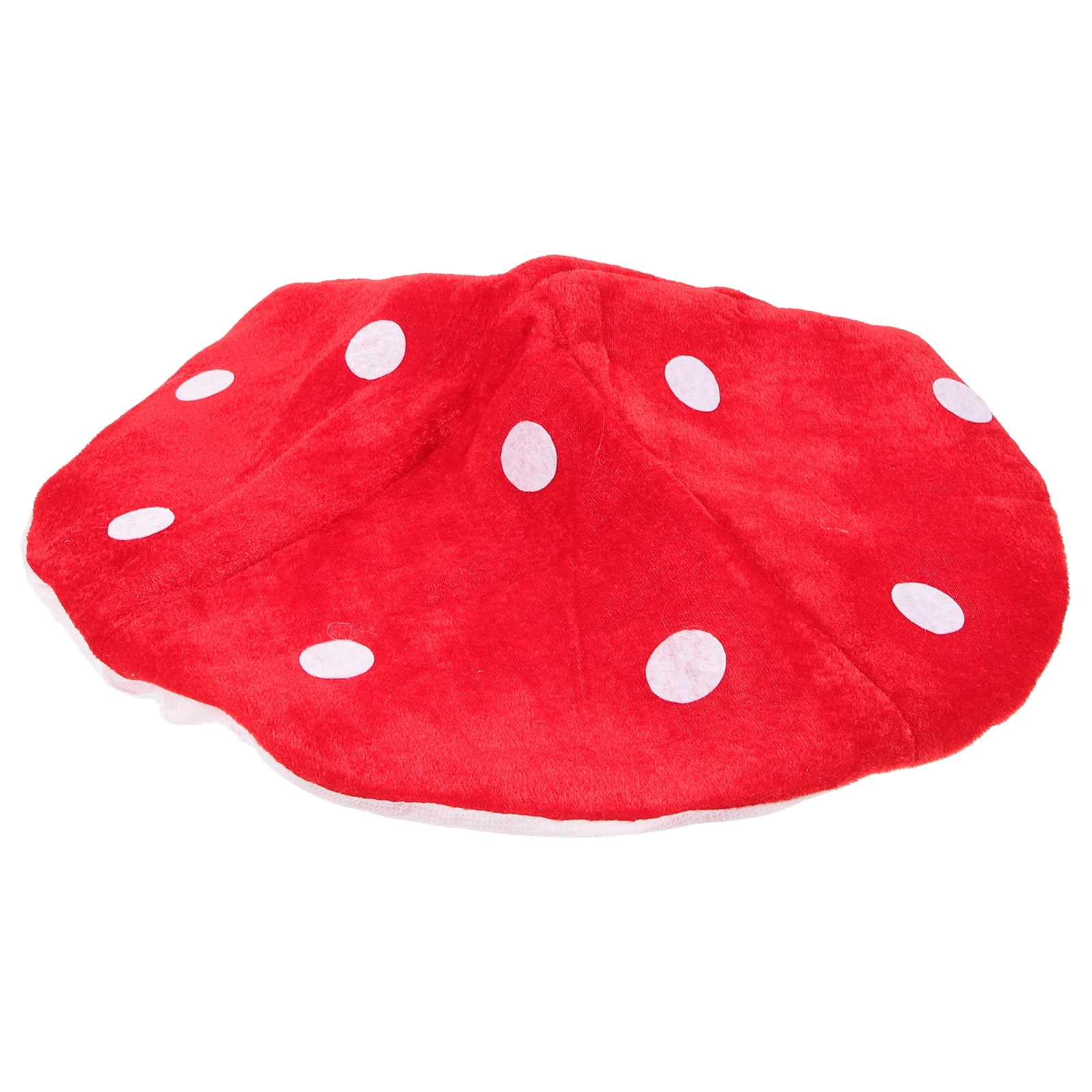 Red Mushroom Hat Toad Hat Mushroom Costume Party Funny Decoration Hat ...