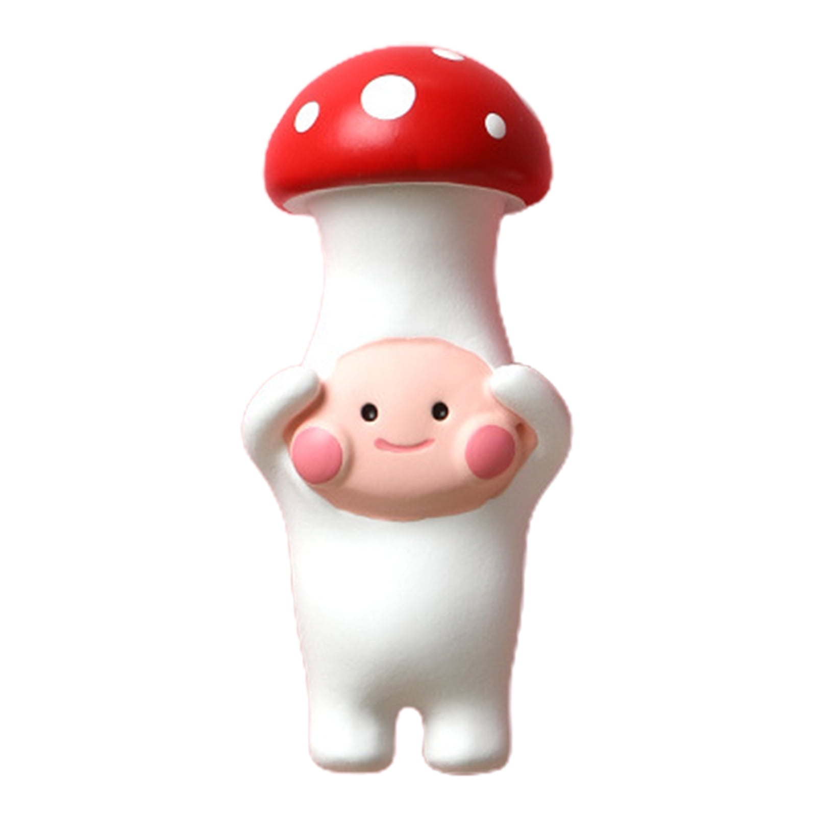 Red Mushroom Shape Refrigerator Magnet Sticker Photo Wall 3D Resin ...