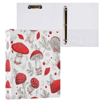 Beautiful Vintage Floral Flower 3 Ring Hardcover Binders 1.5" Round ...