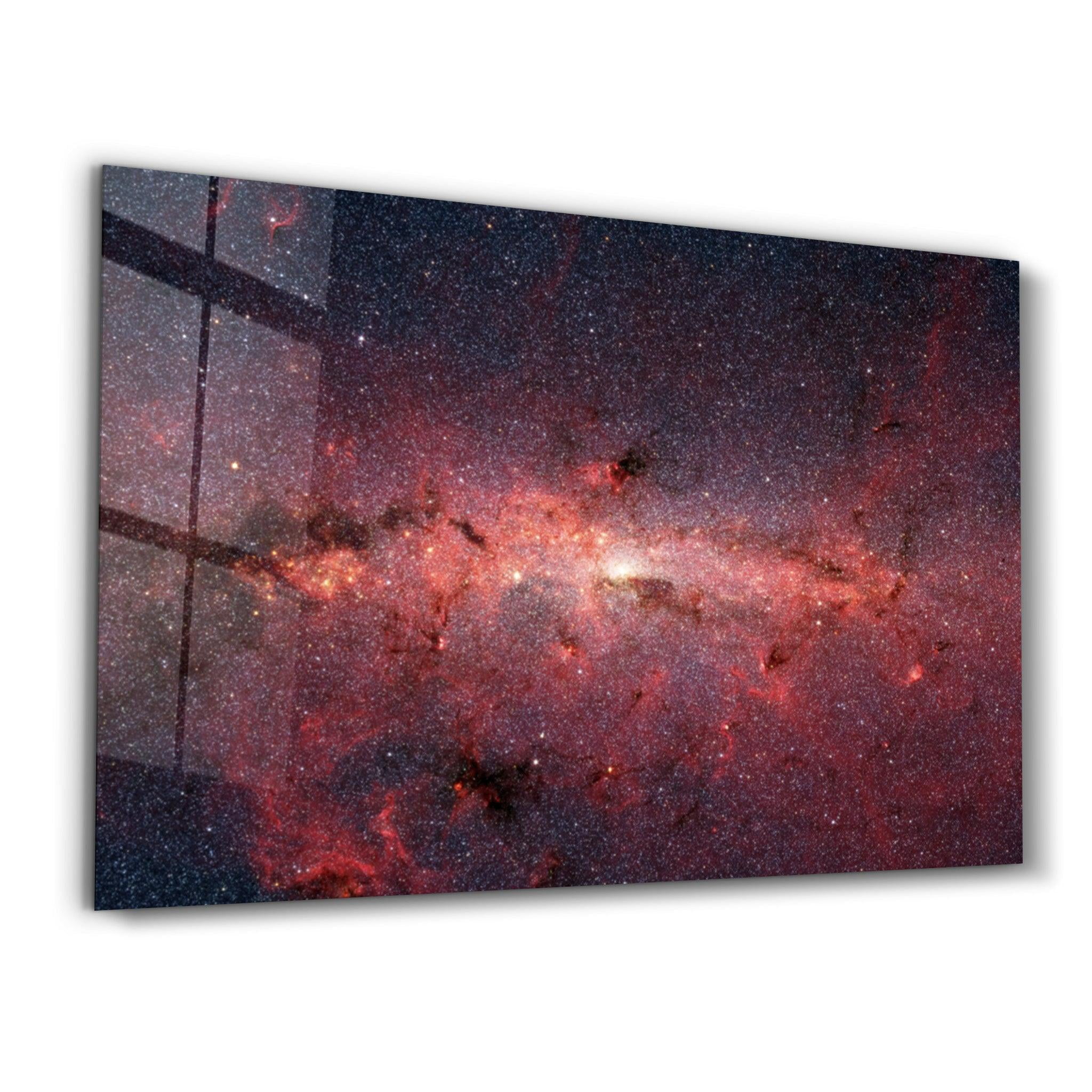 Red Nebula | Glass Wall Art - Walmart.com