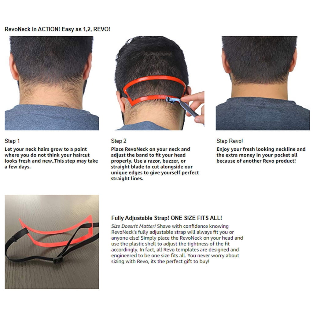 Red Neck Shaper Neck Back Shape Ruler Neck Trim High Quality - Walmart.com