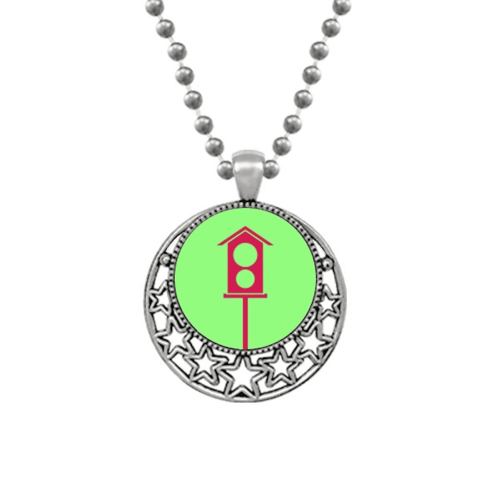 Red Net Vectorgraph Art Deco Fashion Necklaces Pendant Retro Moon Stars ...