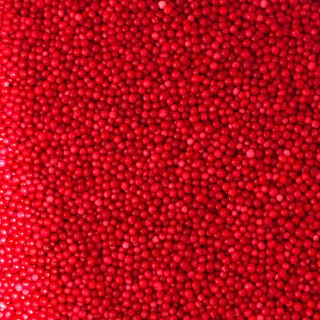 Red Nonpareils Bake In Sprinkle On Edible Confetti Sprinkles Toppings ...