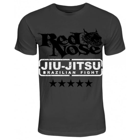 Red Nose Jiu-Jitsu Brazilian Fight Team, Gray - Walmart.com