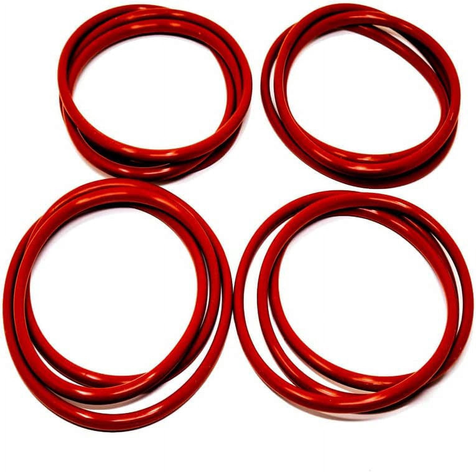 Red O-Ring Wheel Seal- 4 PACK -16.5", fits Humvee - Walmart.com