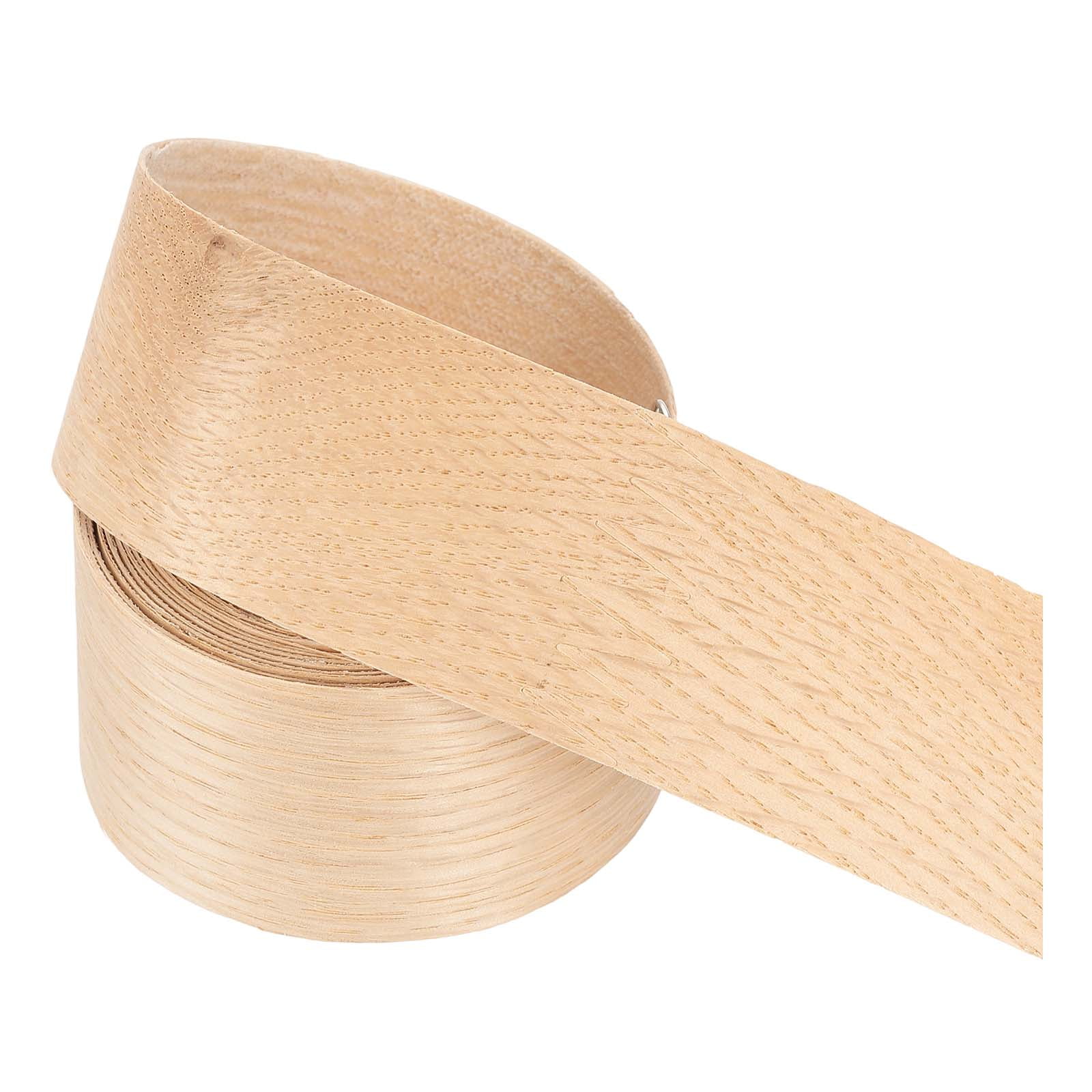 Uxcell Edge Banding, Wood Veneer Tape Pre-glued Plywood Edge Banding ...