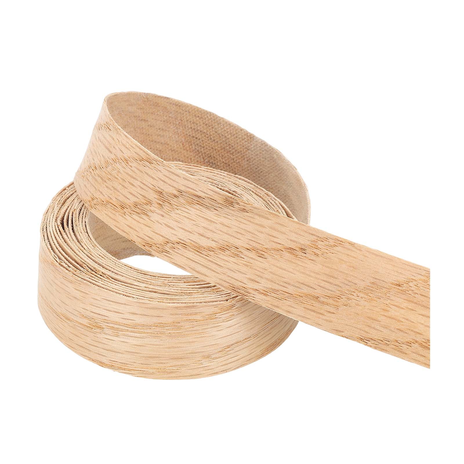 Uxcell Edge Banding, Wood Veneer Tape Pre-glued Plywood Edge Banding ...