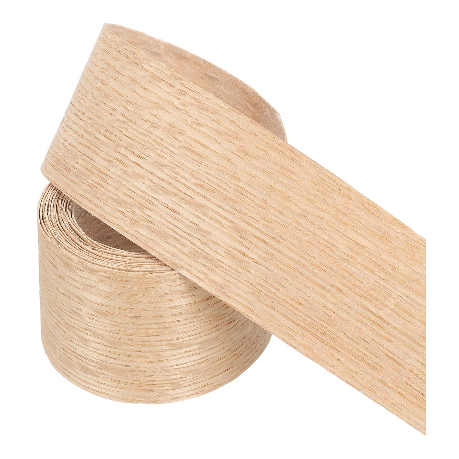 Uxcell Edge Banding, Wood Veneer Tape Pre-glued Plywood Edge Banding ...