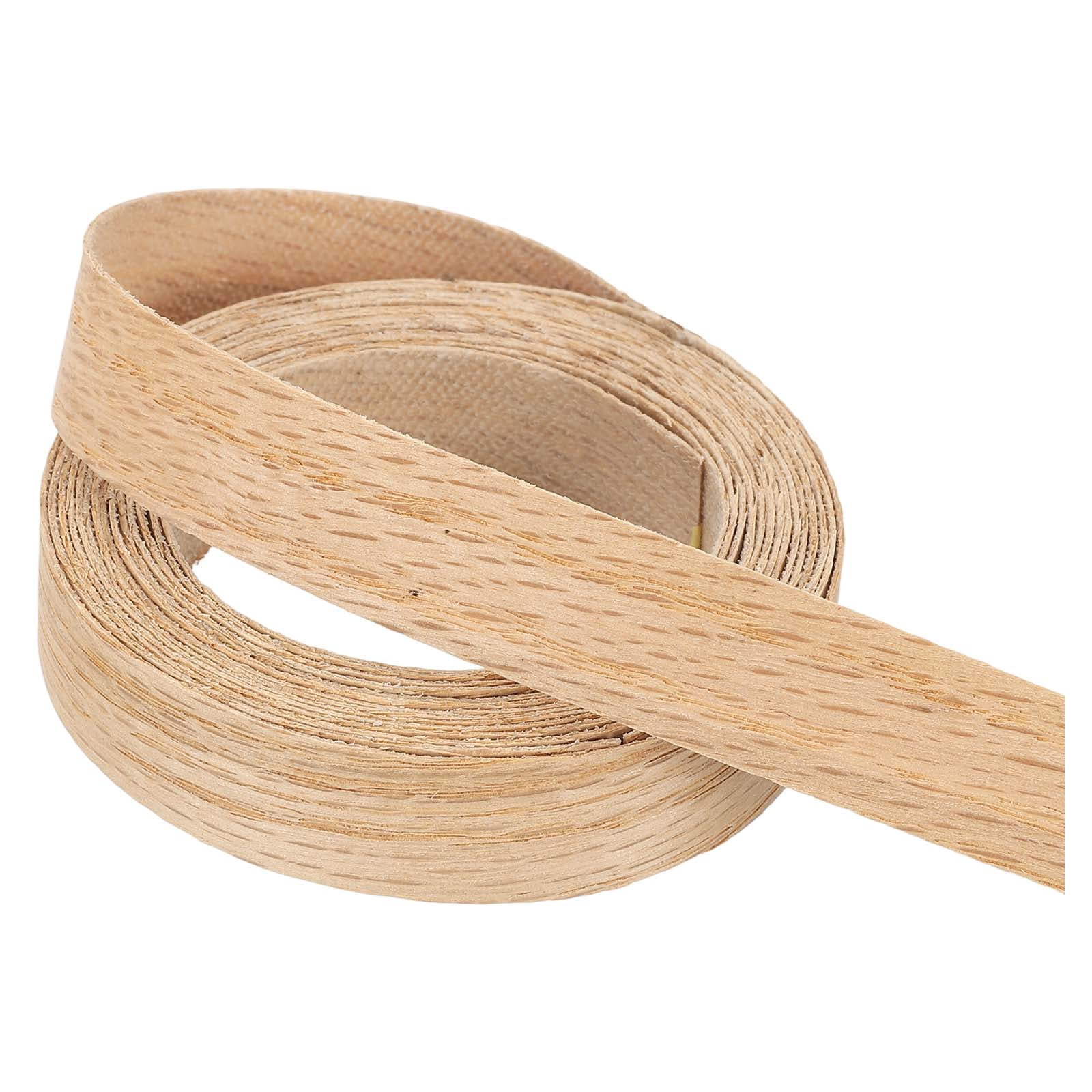 Uxcell Edge Banding, Wood Veneer Tape Pre-glued Plywood Edge Banding ...