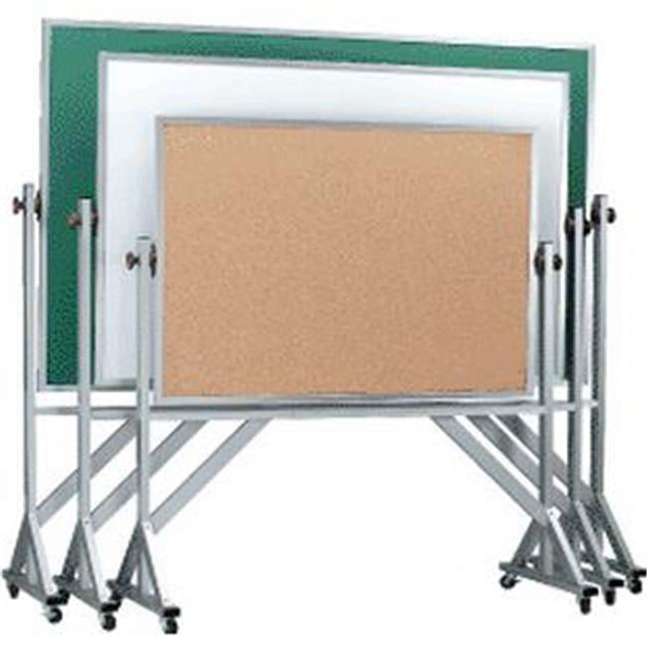 Red Oak Revolving Porcelain Chalkboard on Both Sides - Walmart.com