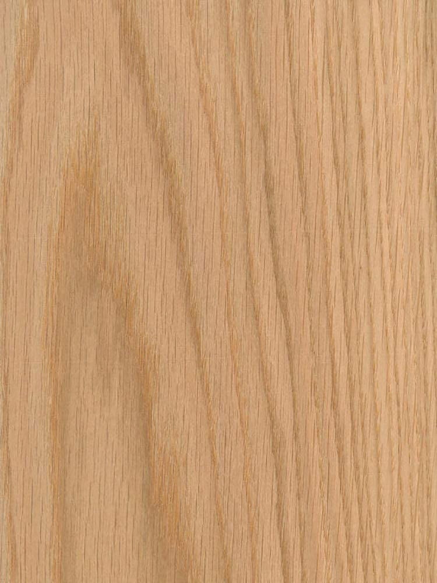 Red Oak Wood Veneer Plain Sliced Wood Backer 4' X 10' (48" x 120 ...
