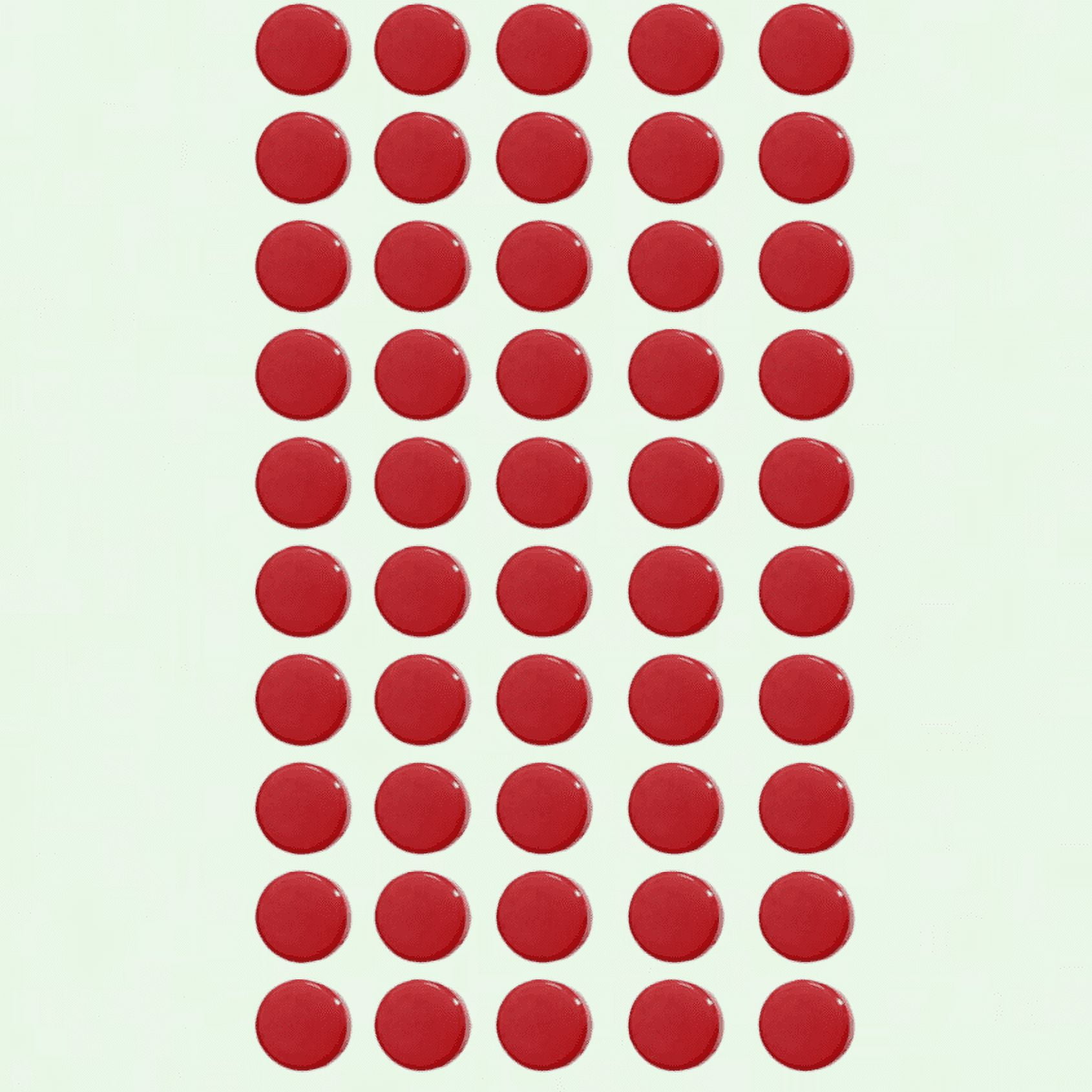 Red Office Magnets 50 Pack - Heavy Duty Round Magnets for Refrigerator ...