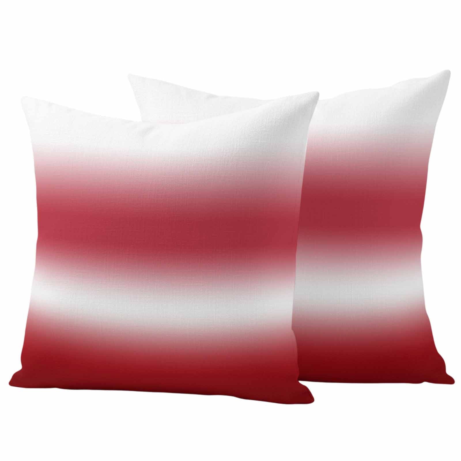 Red Ombre Outdoor Waterproof Pillow Covers, Modern Color Gradient ...