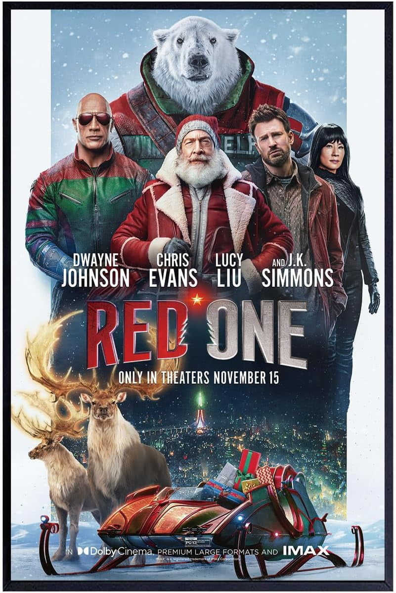 Red One Movie Poster #1 - Matte Poster Frameless Gift 11 x 17 inch(28cm ...