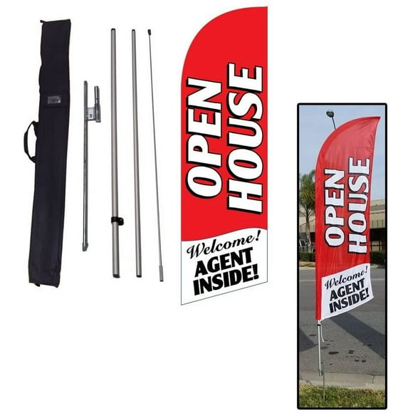 Open House Feather Flag