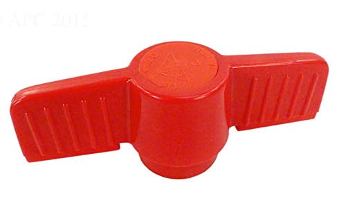 Red Orange PVC Handle for 1.5 Inches HIMP Ball Valve - Walmart.com