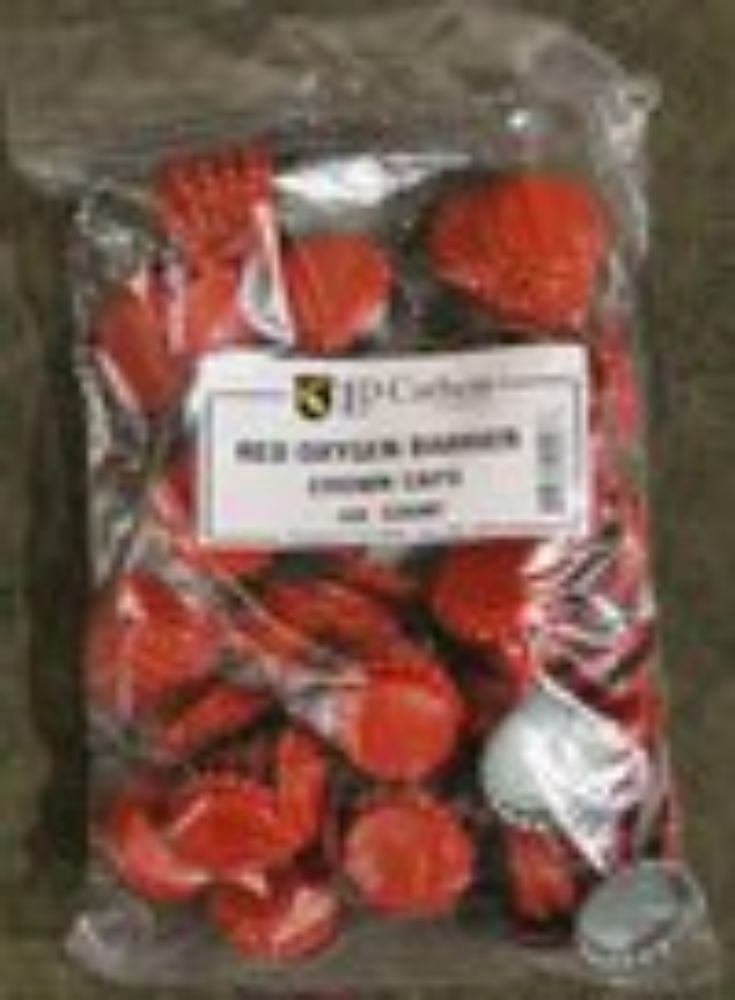 Red Oxygen Barrier Crown Caps - Walmart.com