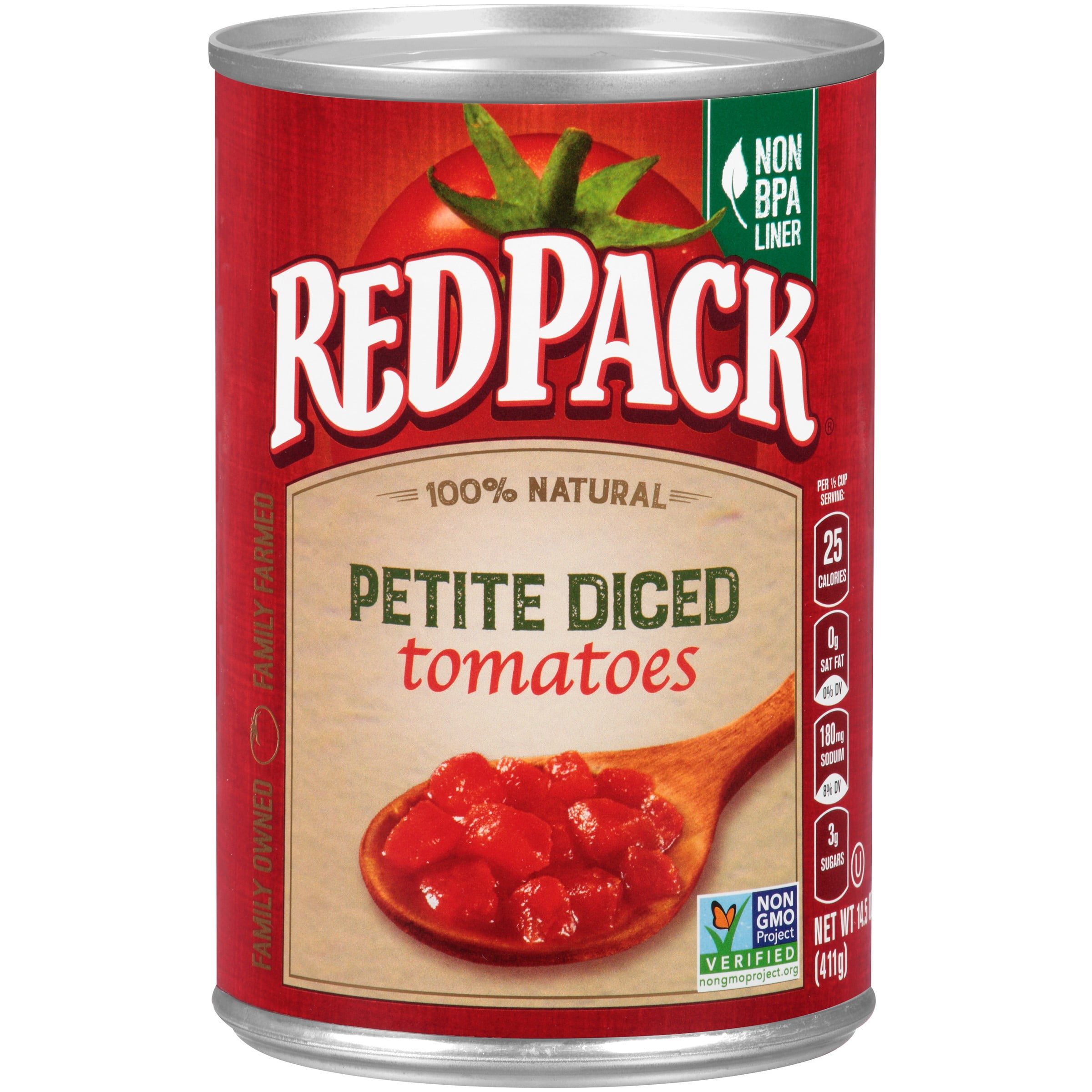 Red Pack? 100% Natural Petite Diced Tomatoes 14.5 oz. Can - Walmart.com