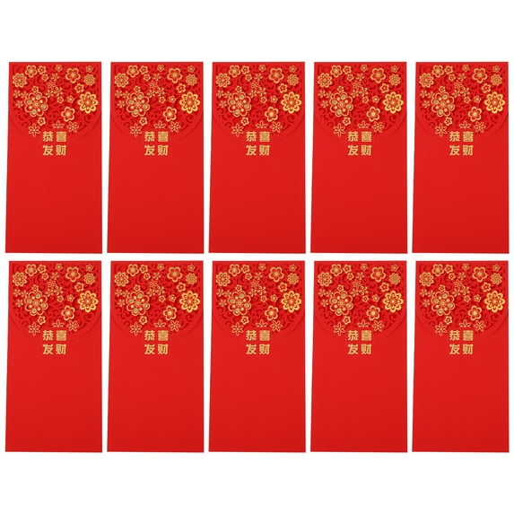 Toyandona 10Pcs Red Packets for New Year Traditional Chinese Red ...