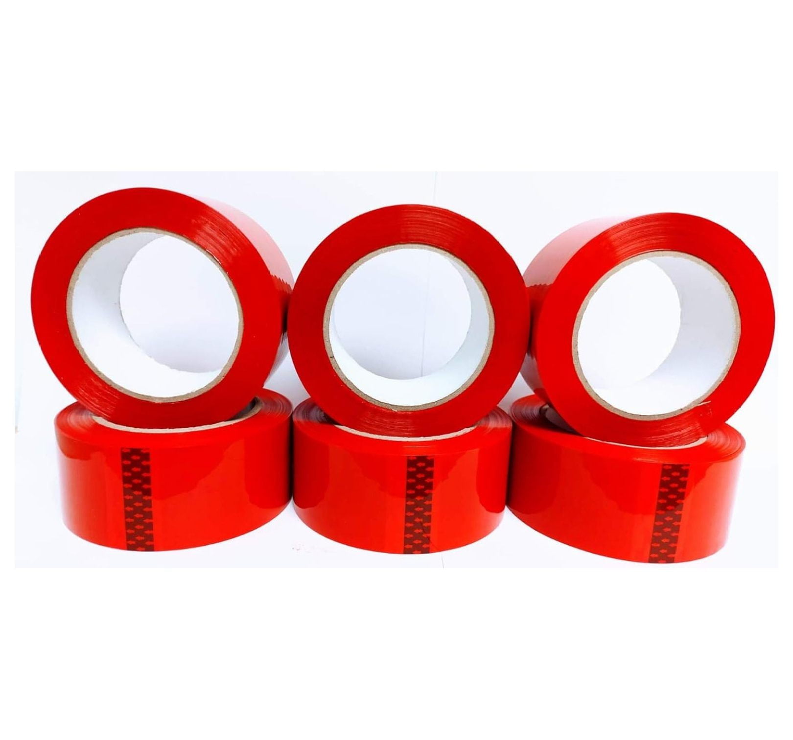 Red Packing Tape, Moving Tape, 2" Inch x 110 Yards, 2.0 Mil Thick, (6 ...