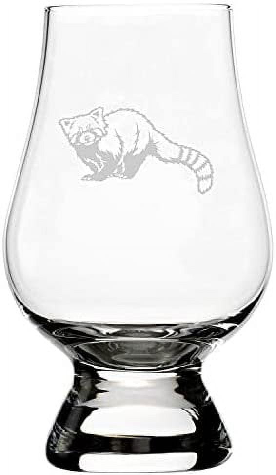 Red Panda Body Zoo Animal Themed Etched 6.5oz Glencairn Whisky Glass ...