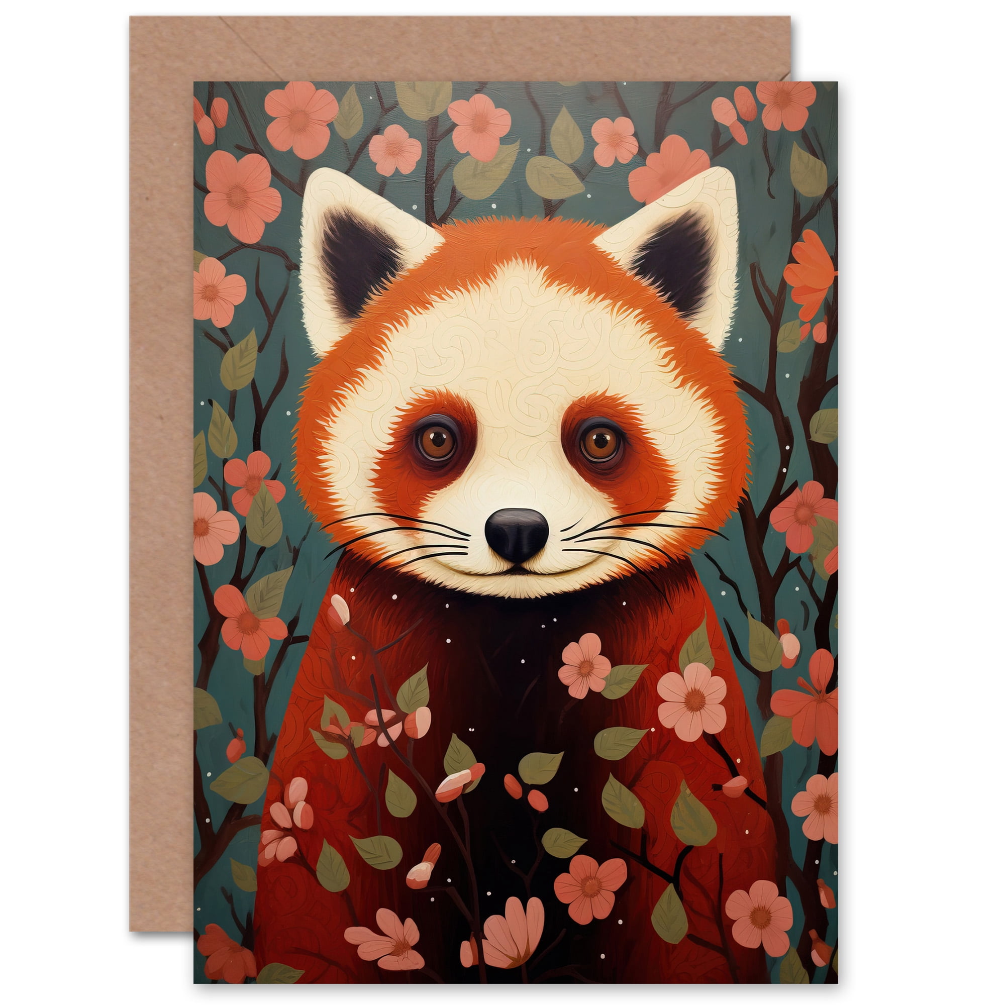 Red Panda Cute Tree Blossom for Wife Her Mum Sister Daughter Mom Gran ...