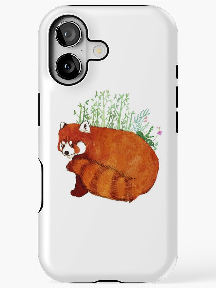 Red Panda Cute Wildlife Animal Illustration Art For iPhone 11-17 Pro ...