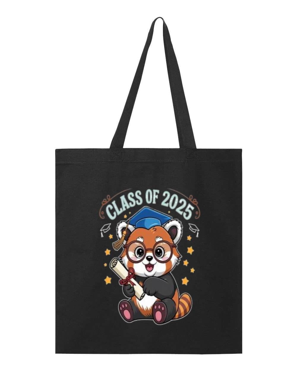 Red Panda Graduate 2025 Fun Class of 2025 Animal Celebration Tote Bag ...