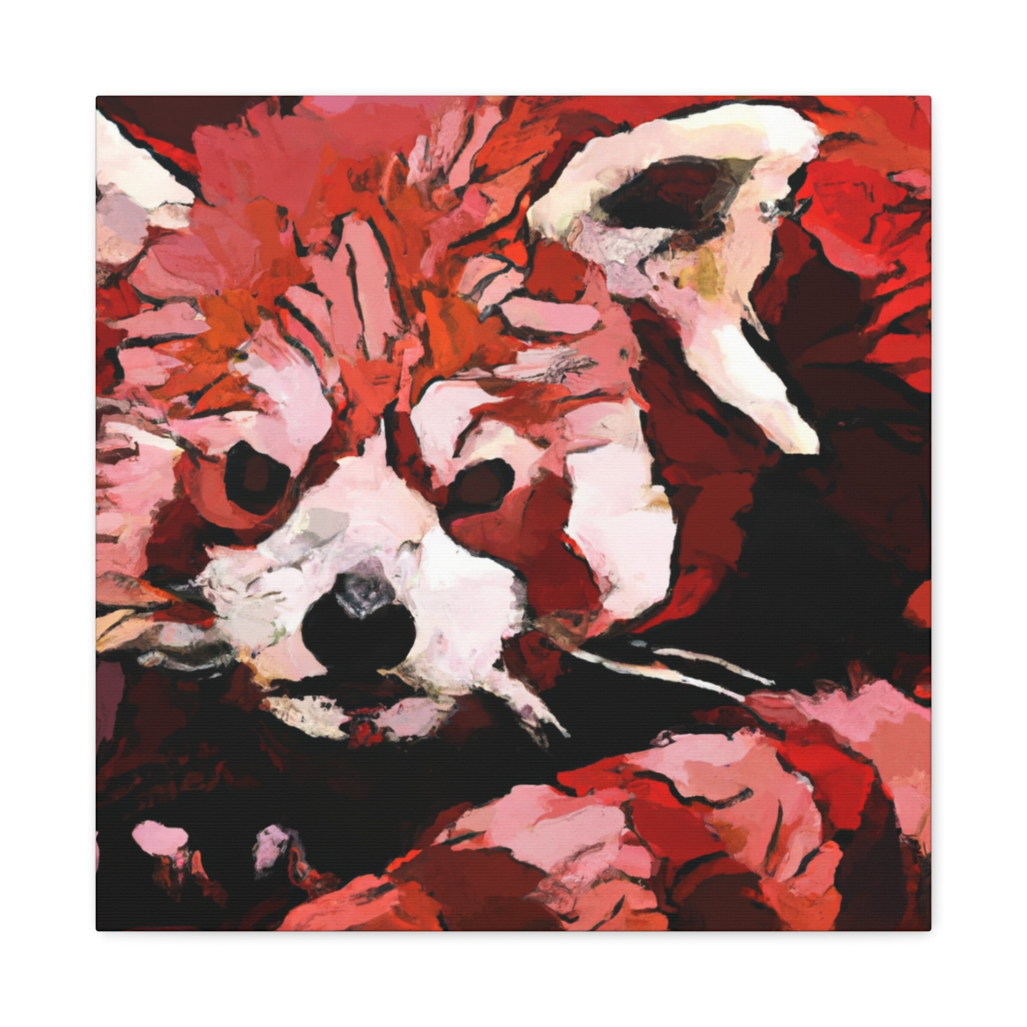 Red Panda Impressionism - Canvas - Walmart.com
