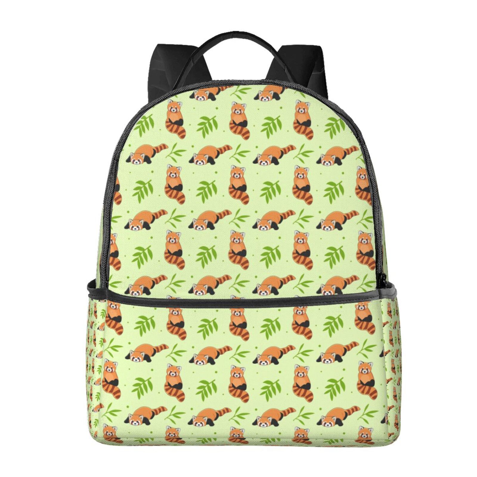 Red Panda Leave Tree Backpack for Men Women Laptop Backpack Hiking ...