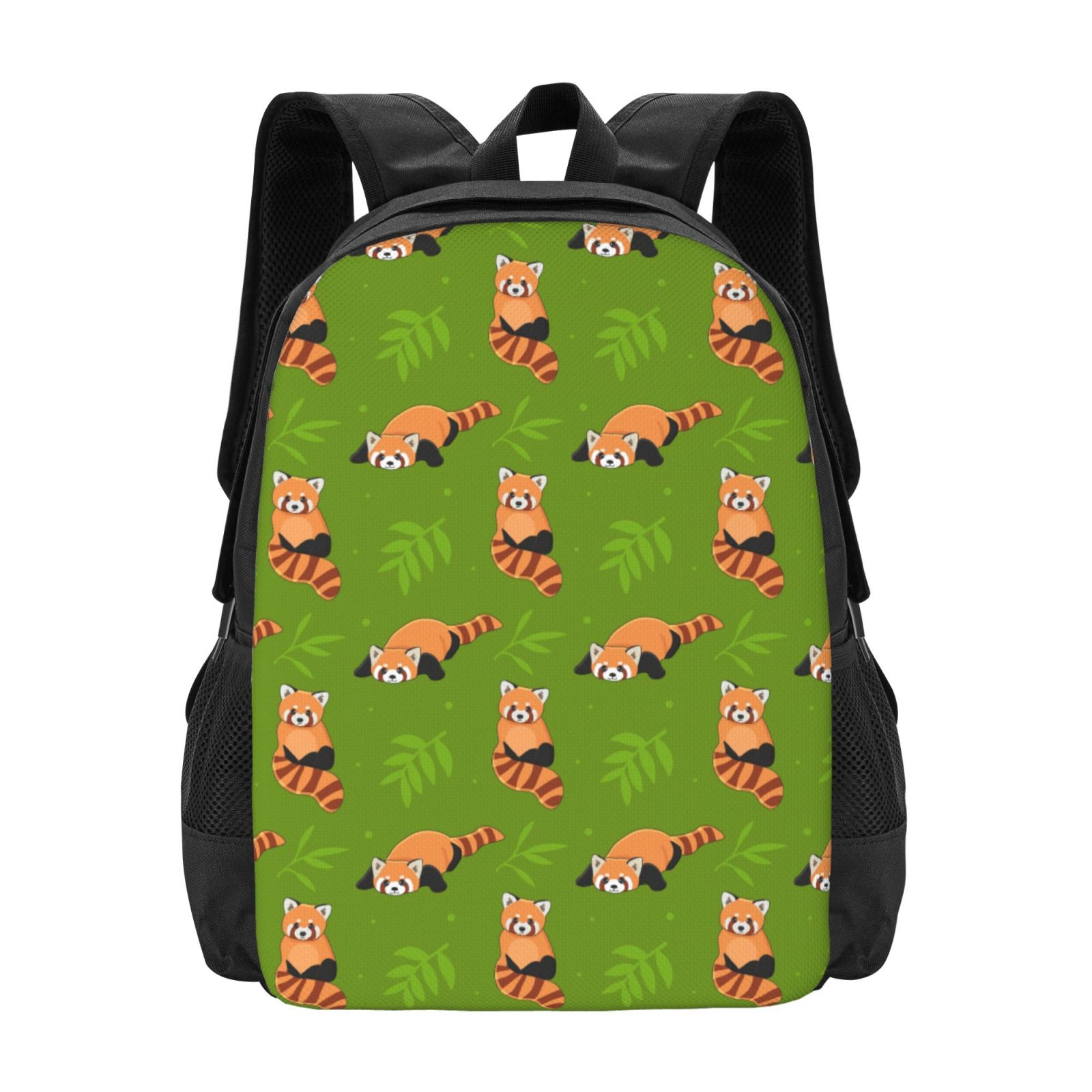 Red Panda Leave Tree Backpack for Men Women Laptop Backpack Hiking ...