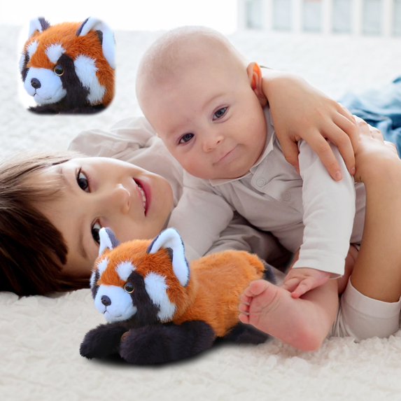 Red Panda Plush Toy,Soft Stuffed Animal Pillow Doll With Realistic ...