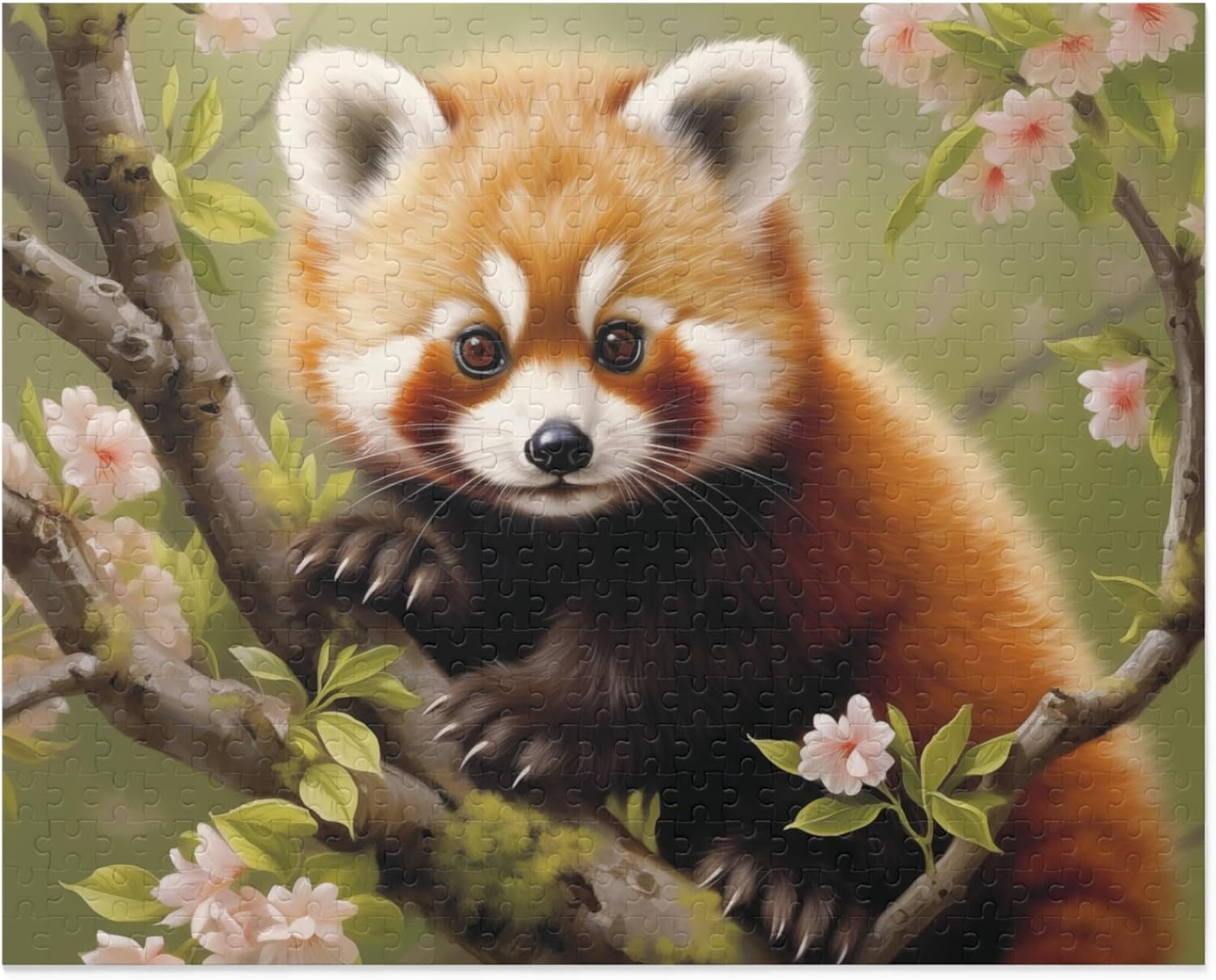 Red Panda Puzzle for Adults 1000 Piece - Cute Panda - Difficult ...