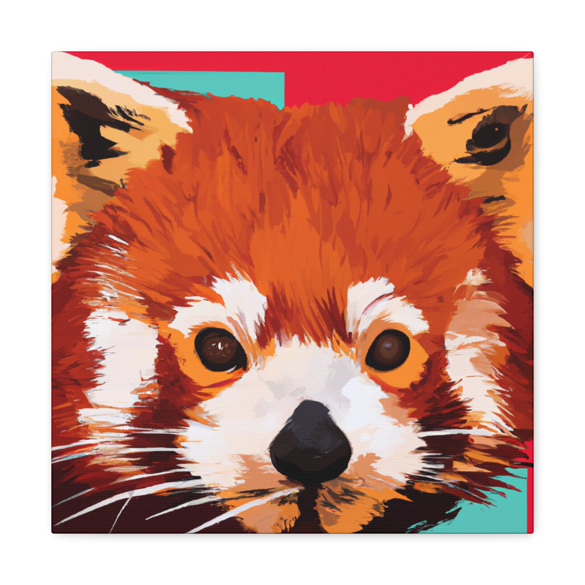 Red Panda Regal Reverie - Canvas - Walmart.com
