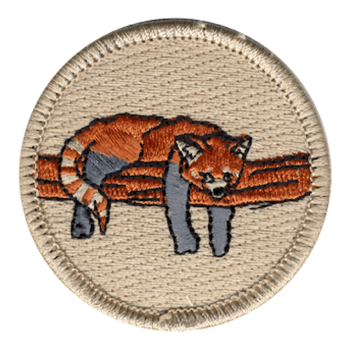 Red Panda Scout Patrol Patch (Sew-on) - ClassB - Walmart.com
