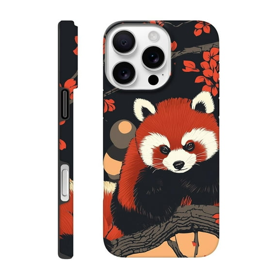 Red Panda Summer Glow Phone Case Cute Nature Vibes for iPhone 17 11 12 ...