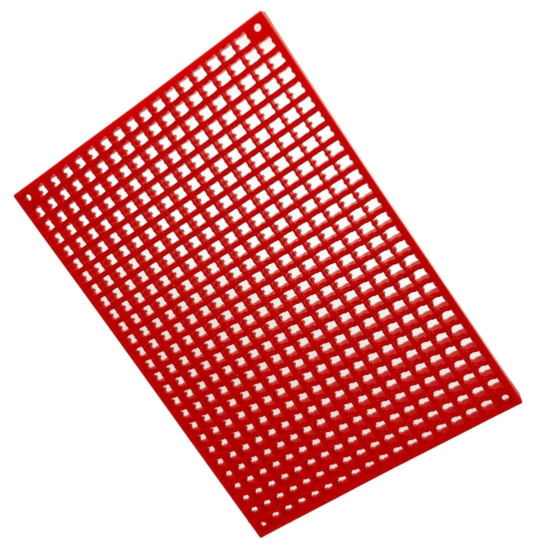 Red Pegboard for Organizing Sockets Wrenches Pliers Screwdrivers Bits ...